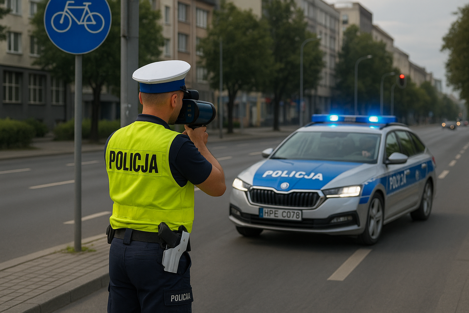 120 km/h w terenie zabudowanym. Pościg ulicami Piotrkowa - ePiotrkow.pl