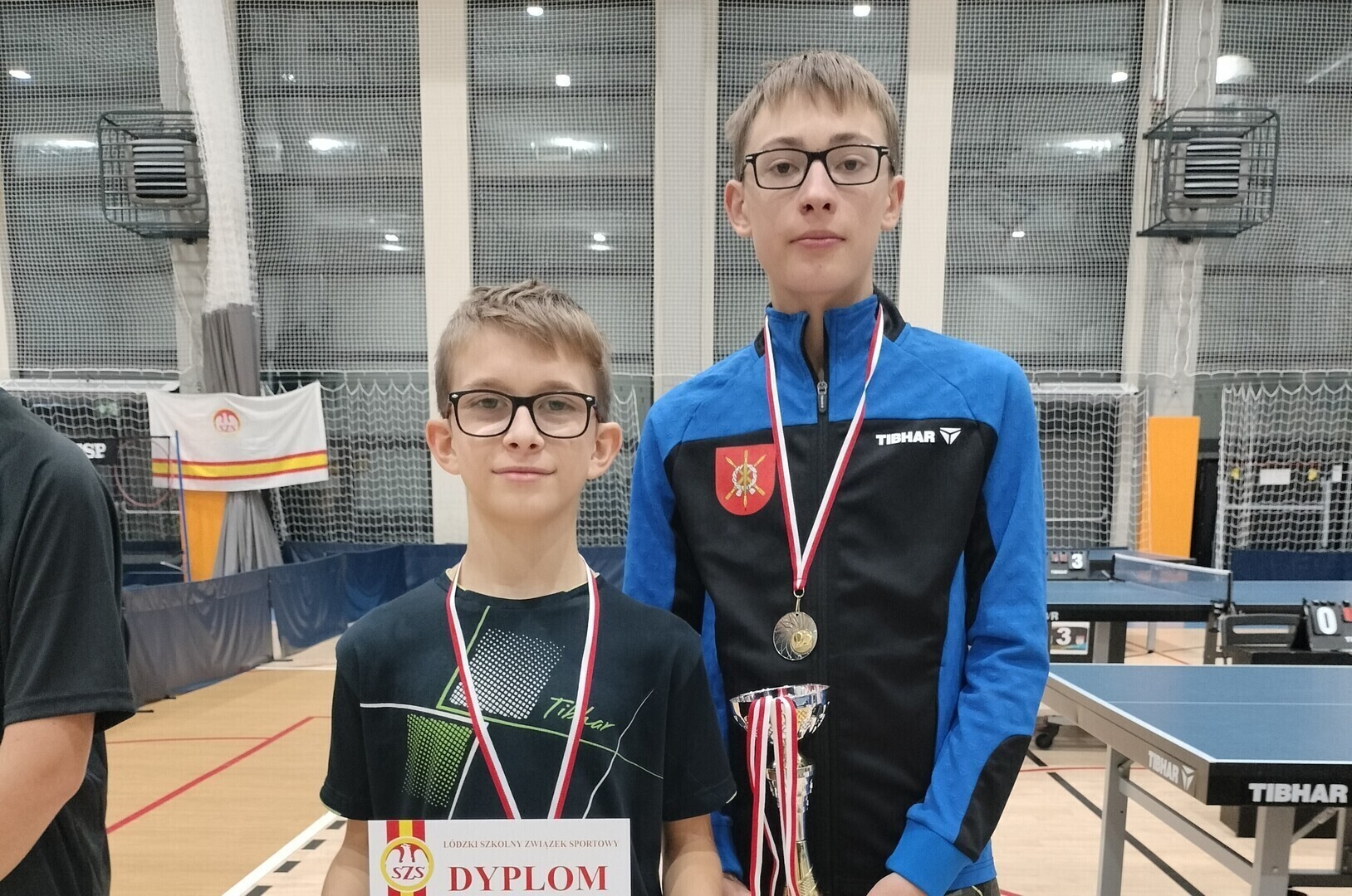 Tenis stołowy chłopców 2011/2012: Alan Proniewski i Marcin Rajkowski ...