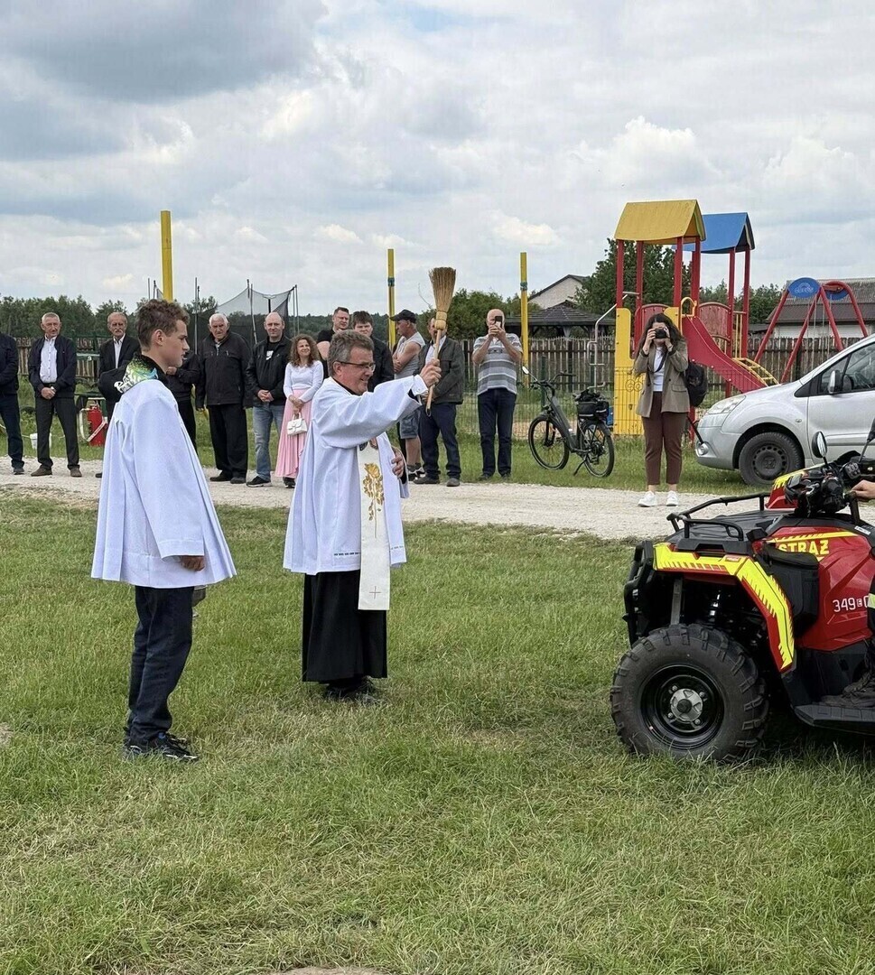 Nowy sprzęt dla OSP Lubień. Strażacy otrzymali quada i wyposażenie ...
